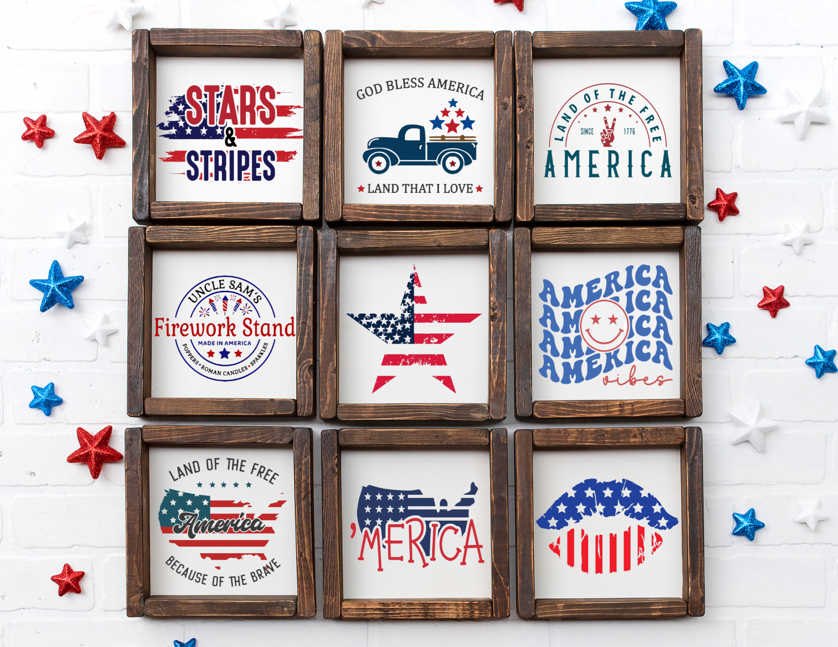 Patriotic Signs – Freya Made Decor